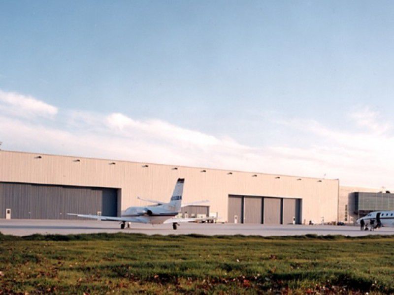 Hangar para avião - NetJets - Heavy Structures - para aeroporto