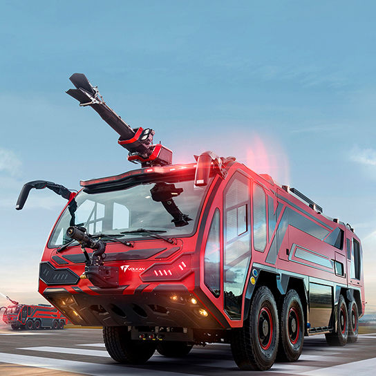 Veículo de combate a incêndio para aeroporto - LION 8X8 - VOLKAN ...