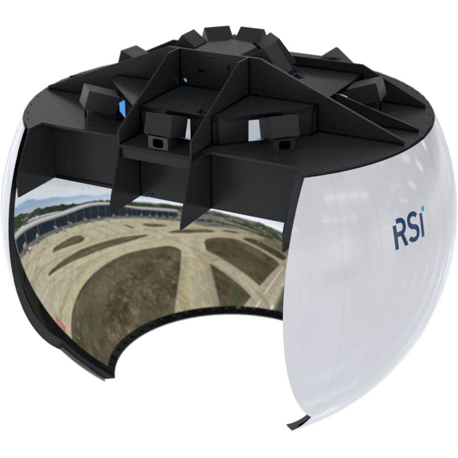 Simulador de voo - EPIC DOME - RSI VISUAL SYSTEMS INC. - para ...