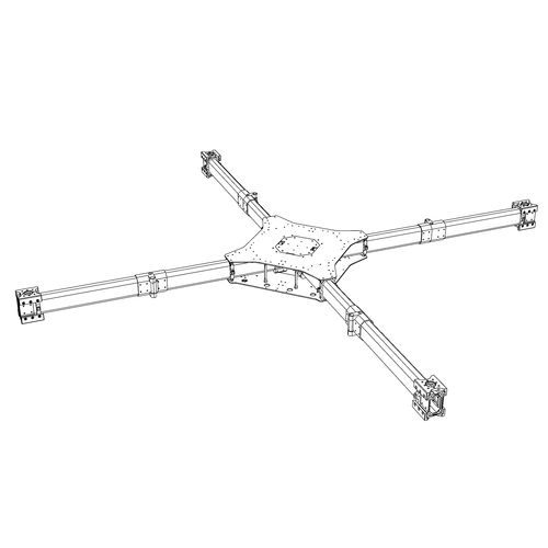 Chassi para drone - XQ-2400HP - Gryphon Dynamics